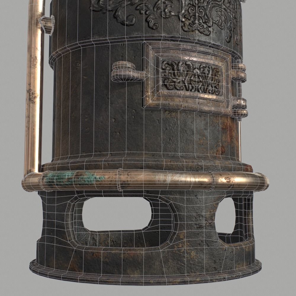 3D model Forge Alchemy Stove VR / AR / low-poly | CGTrader