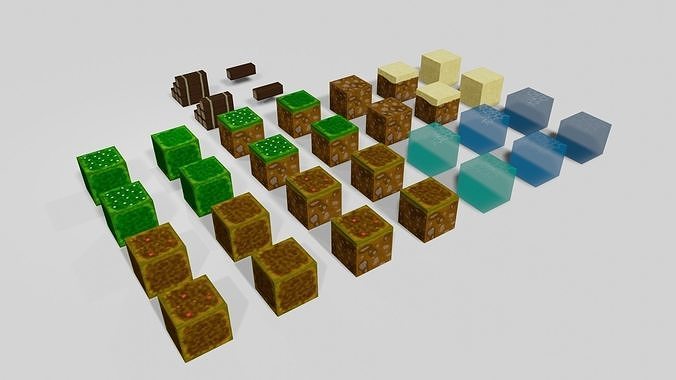 3D model Building kit - Low poly cubes VR / AR / low-poly | CGTrader