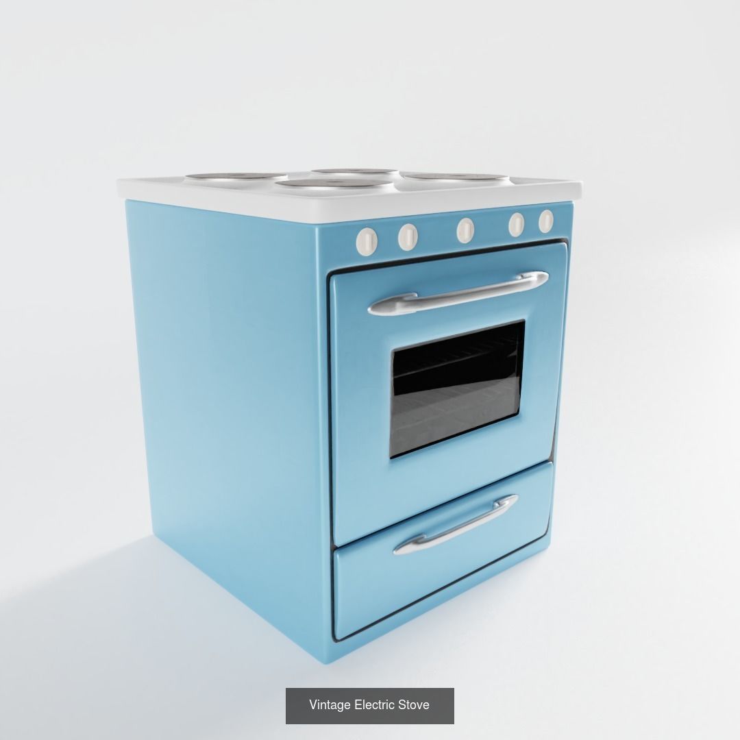 Vintage Kitchen 3D Model Collection | CGTrader