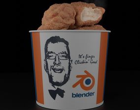 Fried chicken 3D Models | CGTrader