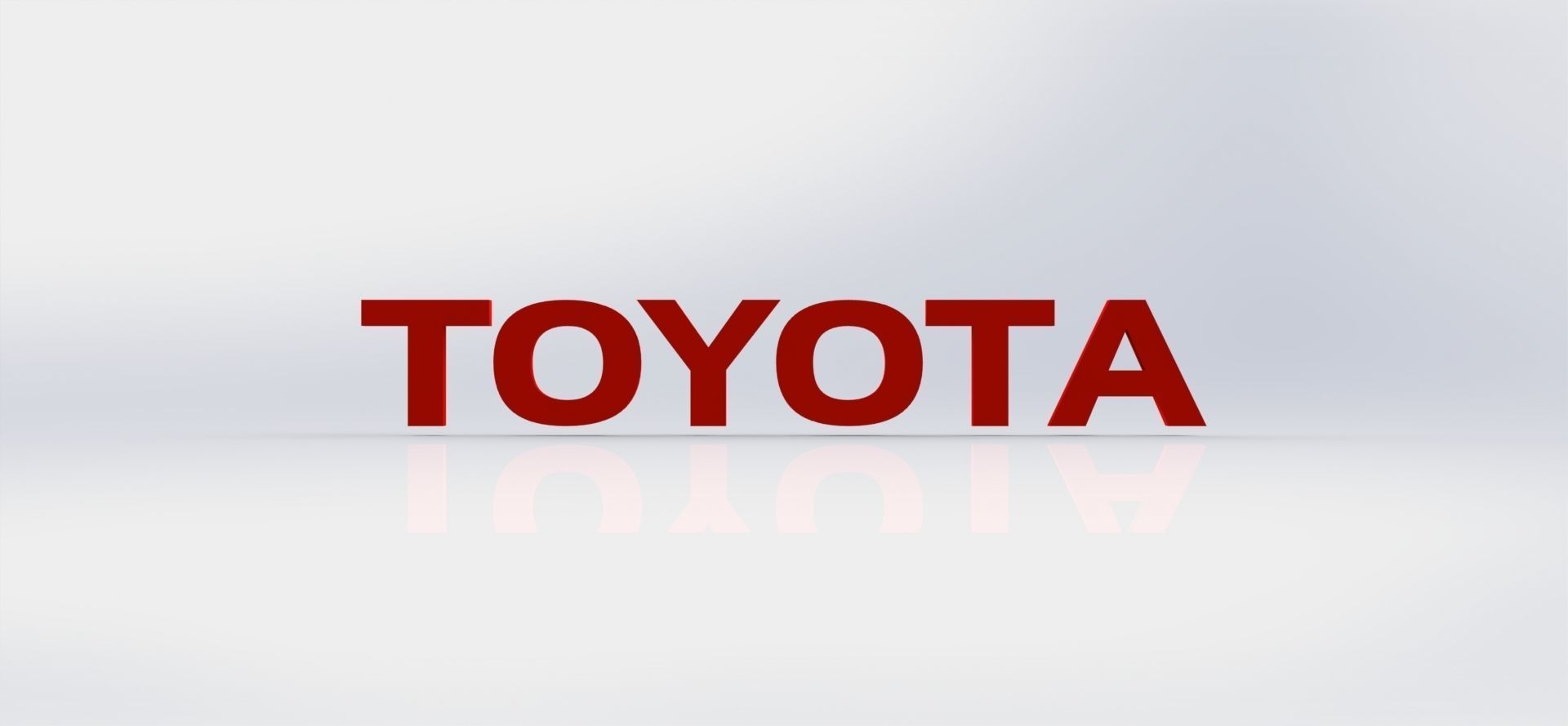 TOYOTA logo 3D model 3D printable | CGTrader