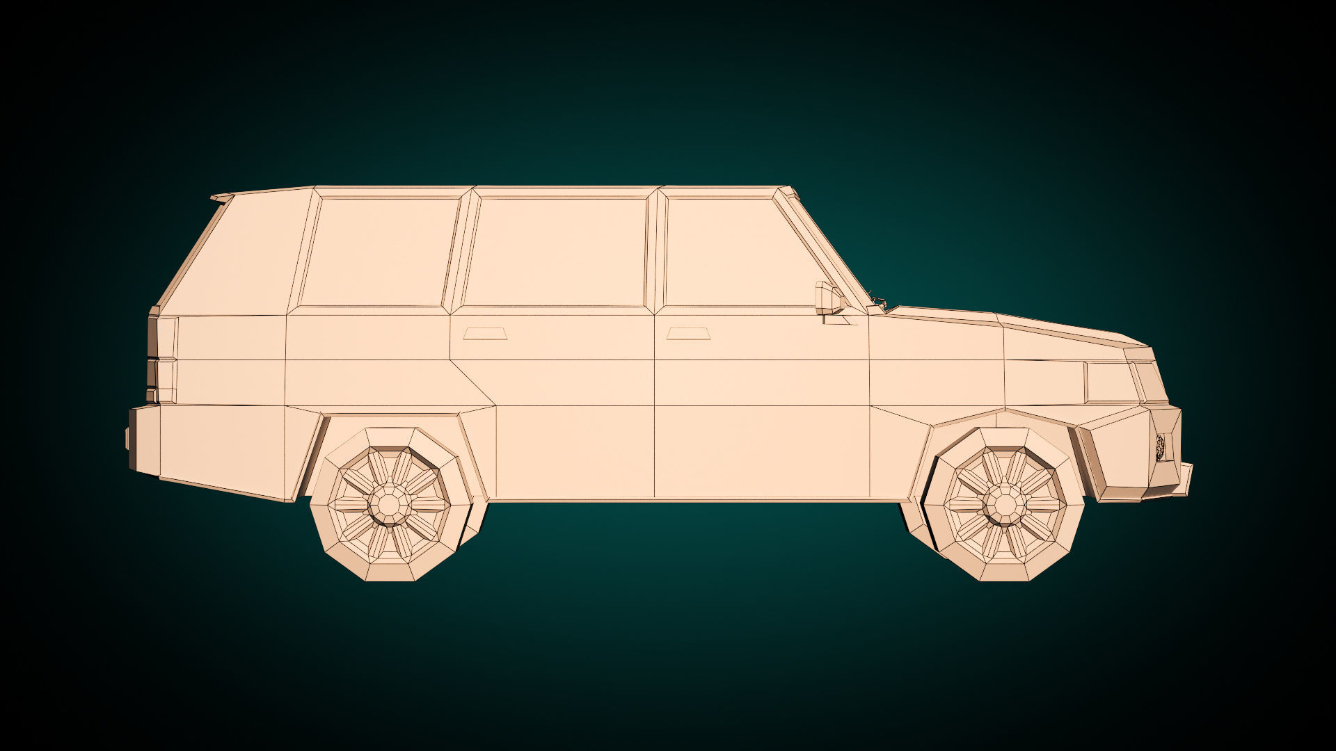 3D model Low Poly SUV 01 VR / AR / low-poly | CGTrader