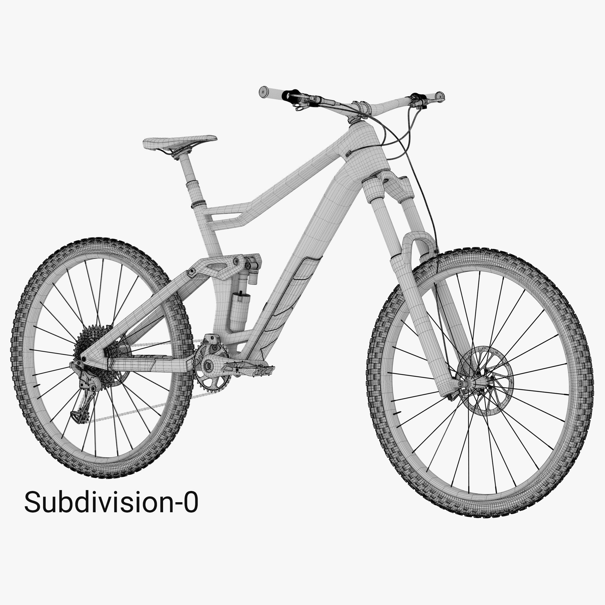 Mountain Bike mtb 3D model 3D model | CGTrader