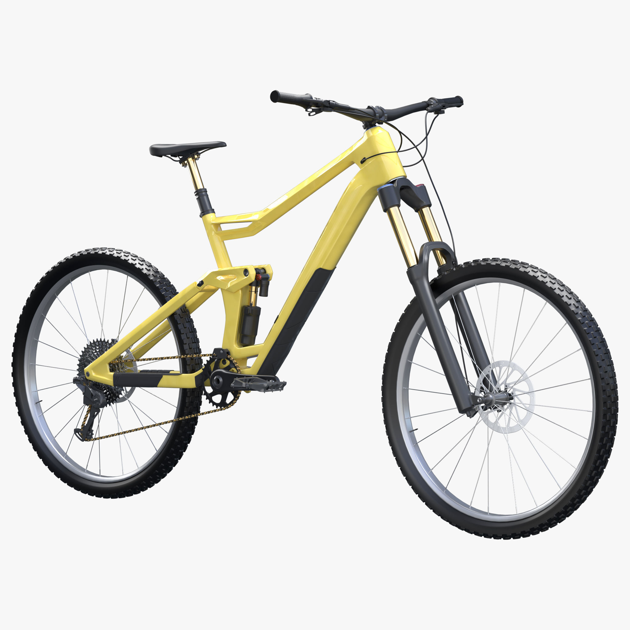 Mountain Bike mtb 3D model 3D model | CGTrader