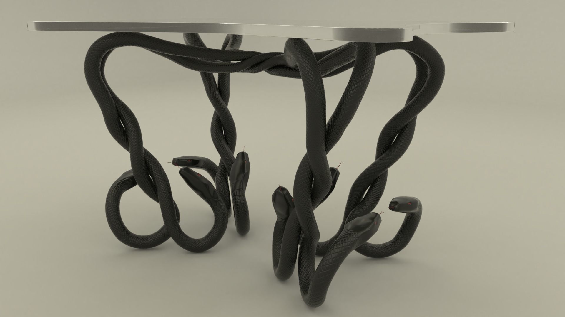 Snake table 3D model | CGTrader
