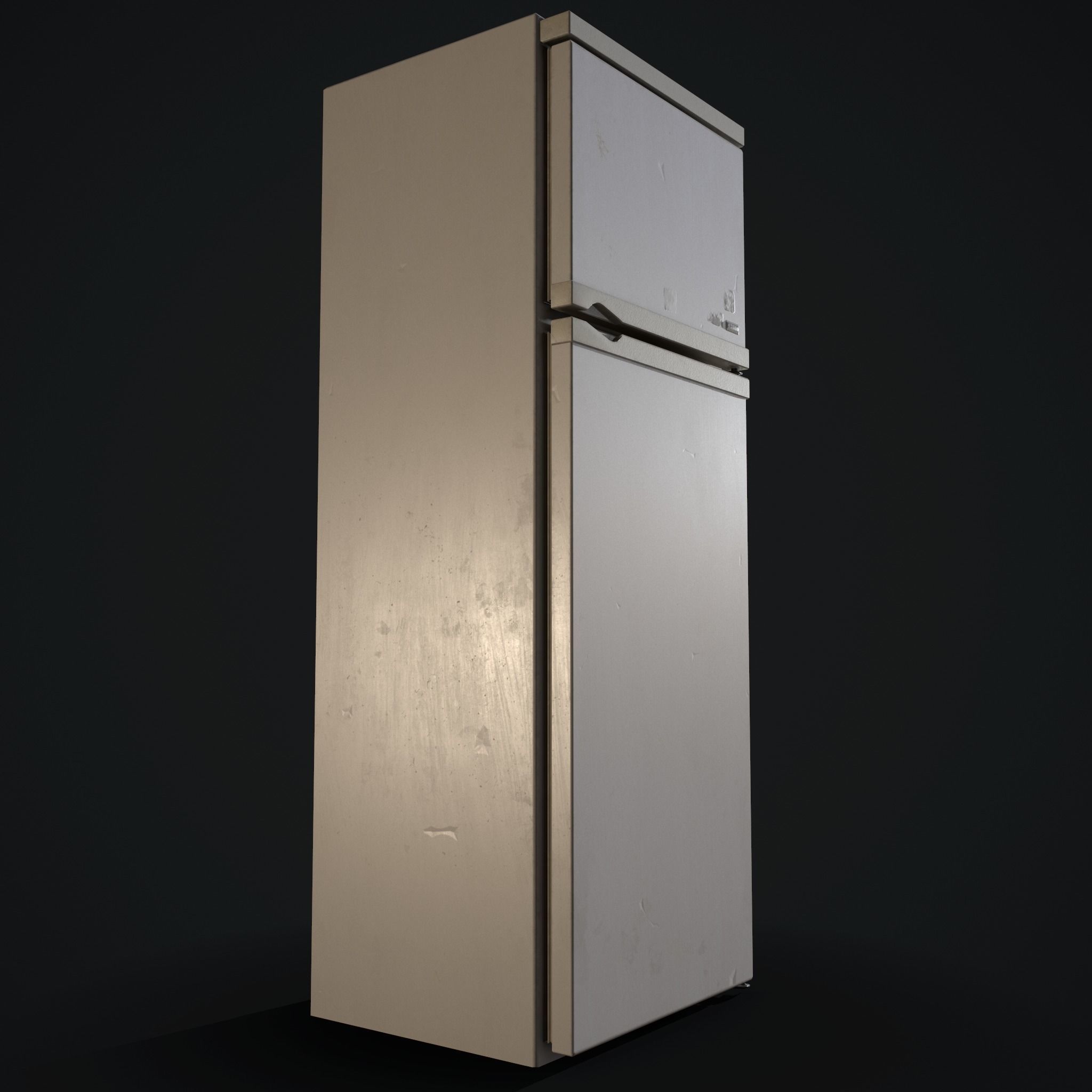 3D asset Realistic Old Refrigerator | CGTrader
