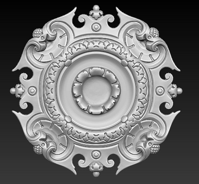 Ceiling Relief 4 3D model 3D model 3D printable | CGTrader