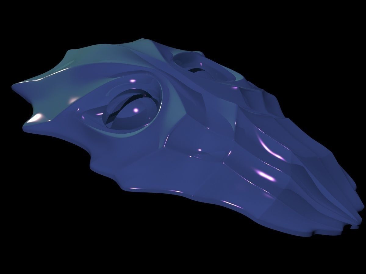 alien mask 3D model | CGTrader