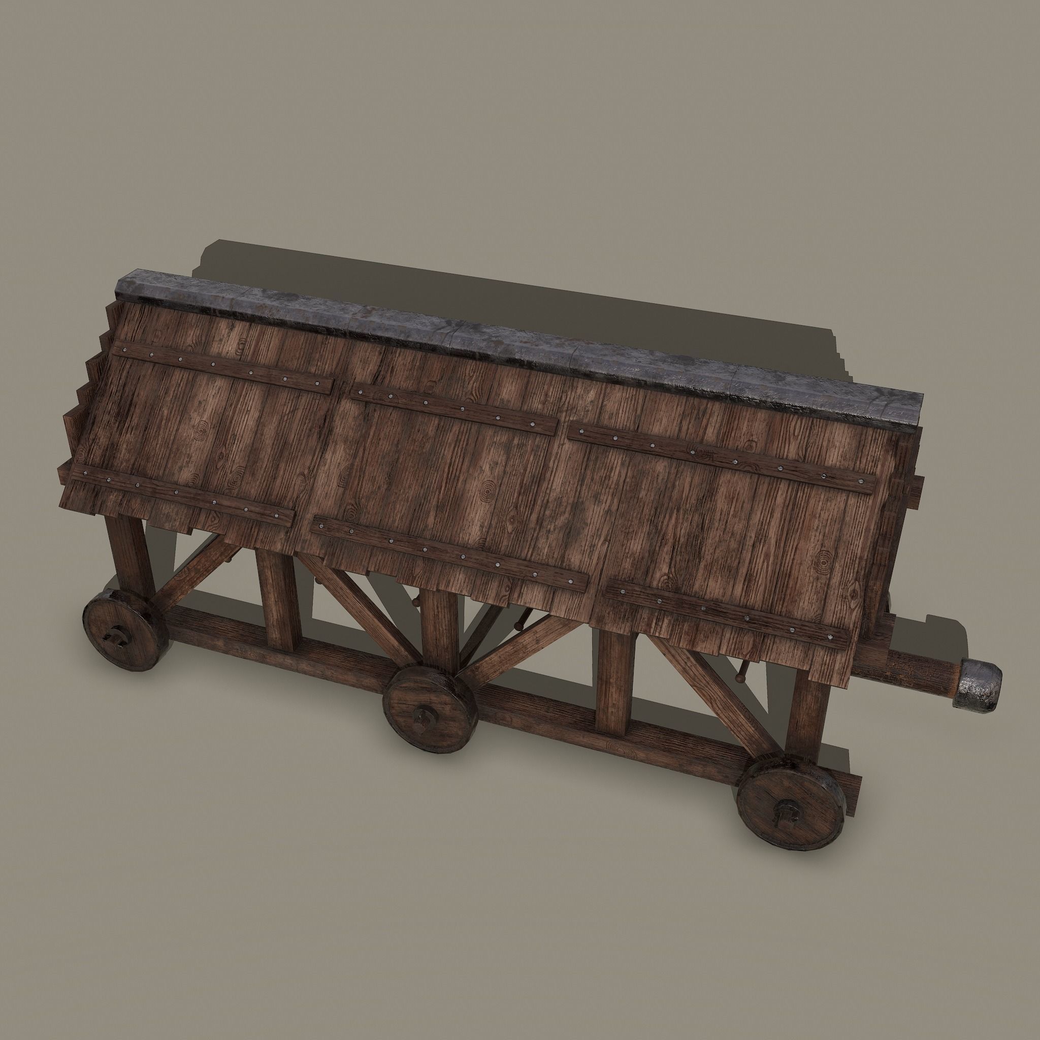 3D model Battering Ram VR / AR / low-poly rigged animated | CGTrader