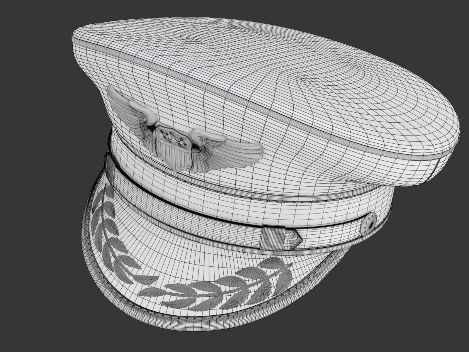 Pilot Hat 3D model | CGTrader