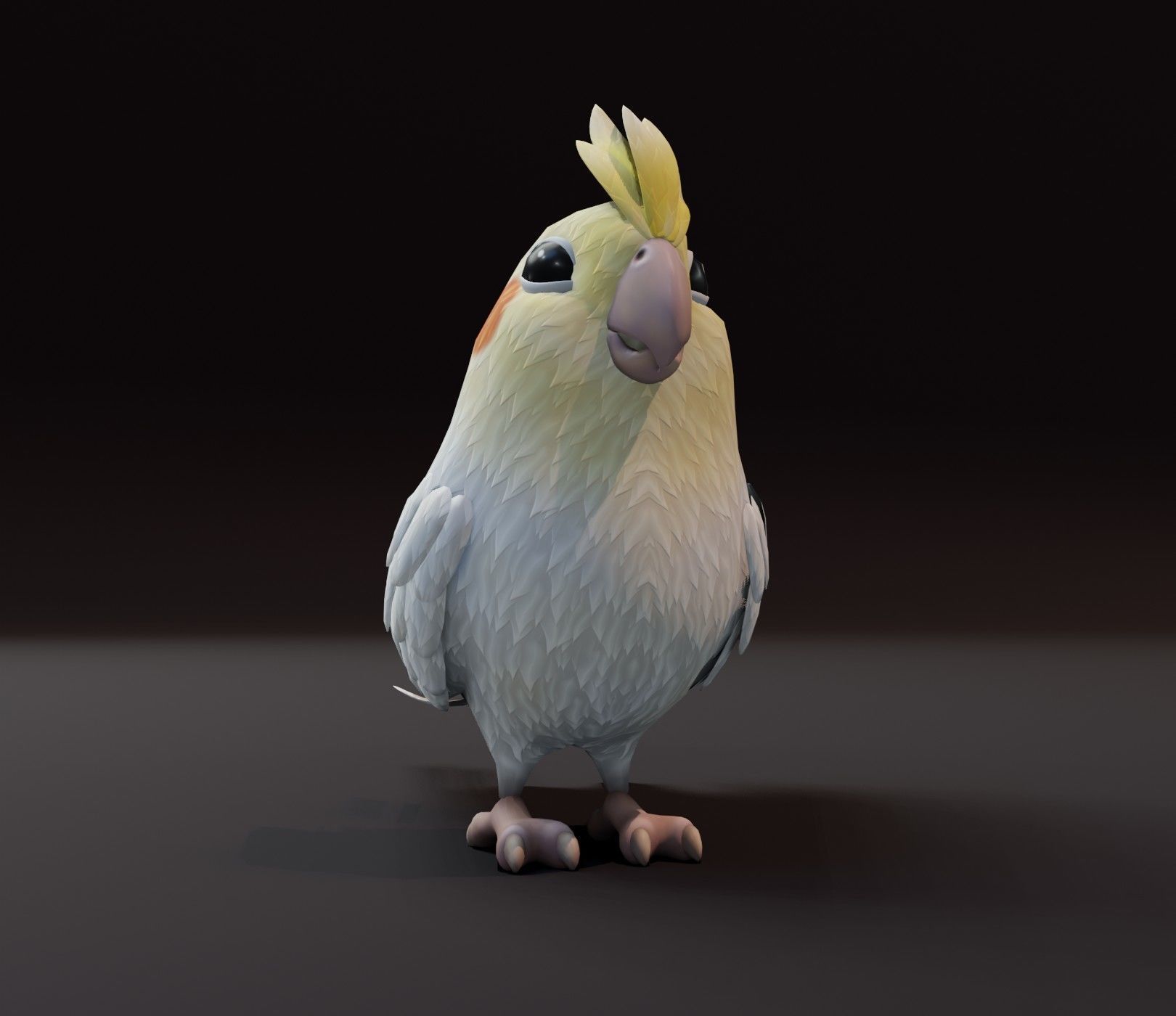 3D model Cartoon Parrot Bird 3D Model VR / AR / low-poly | CGTrader