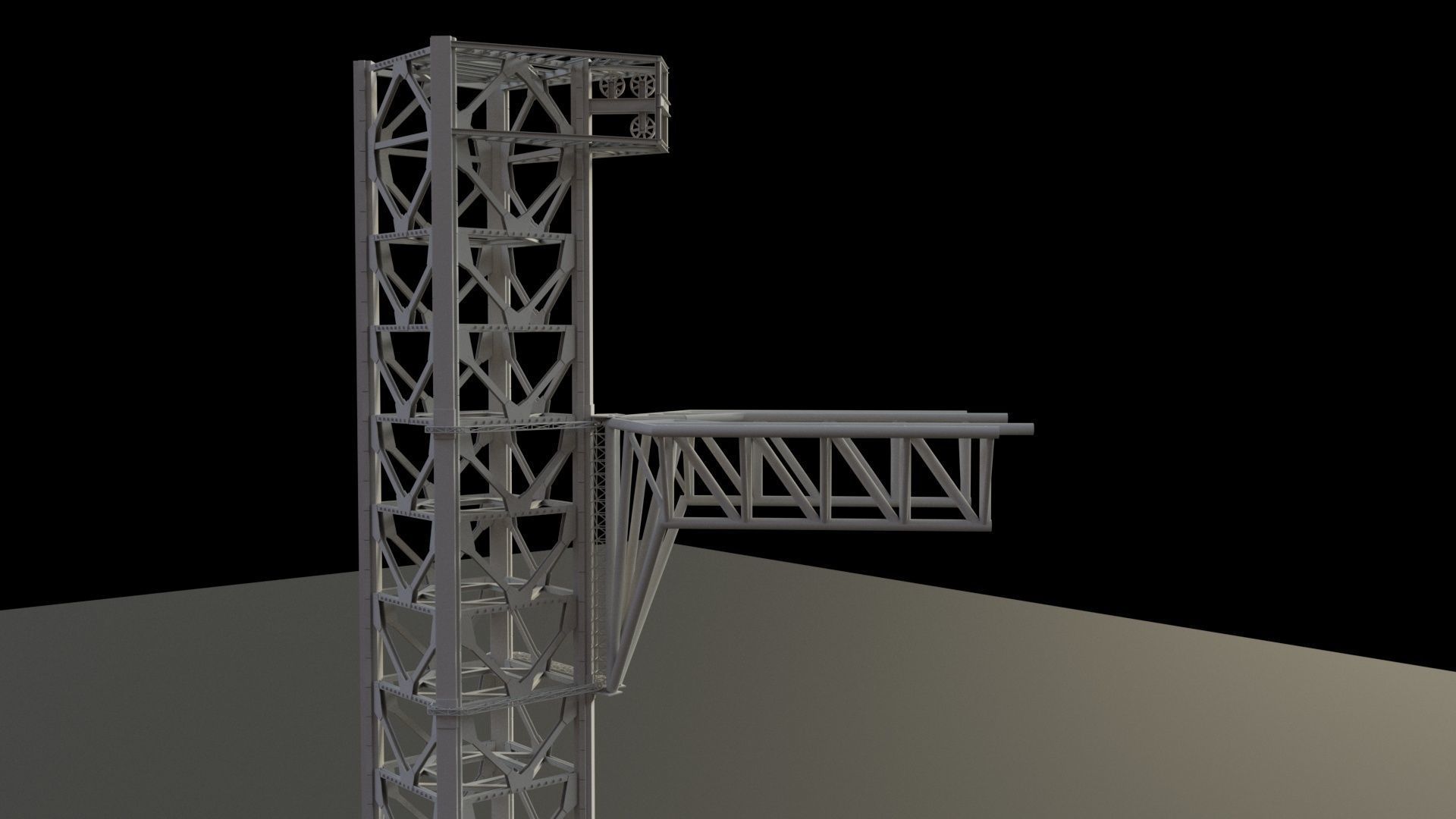 SpaceX Starbase Orbital Launch Tower -Mechazilla- 3D model | CGTrader
