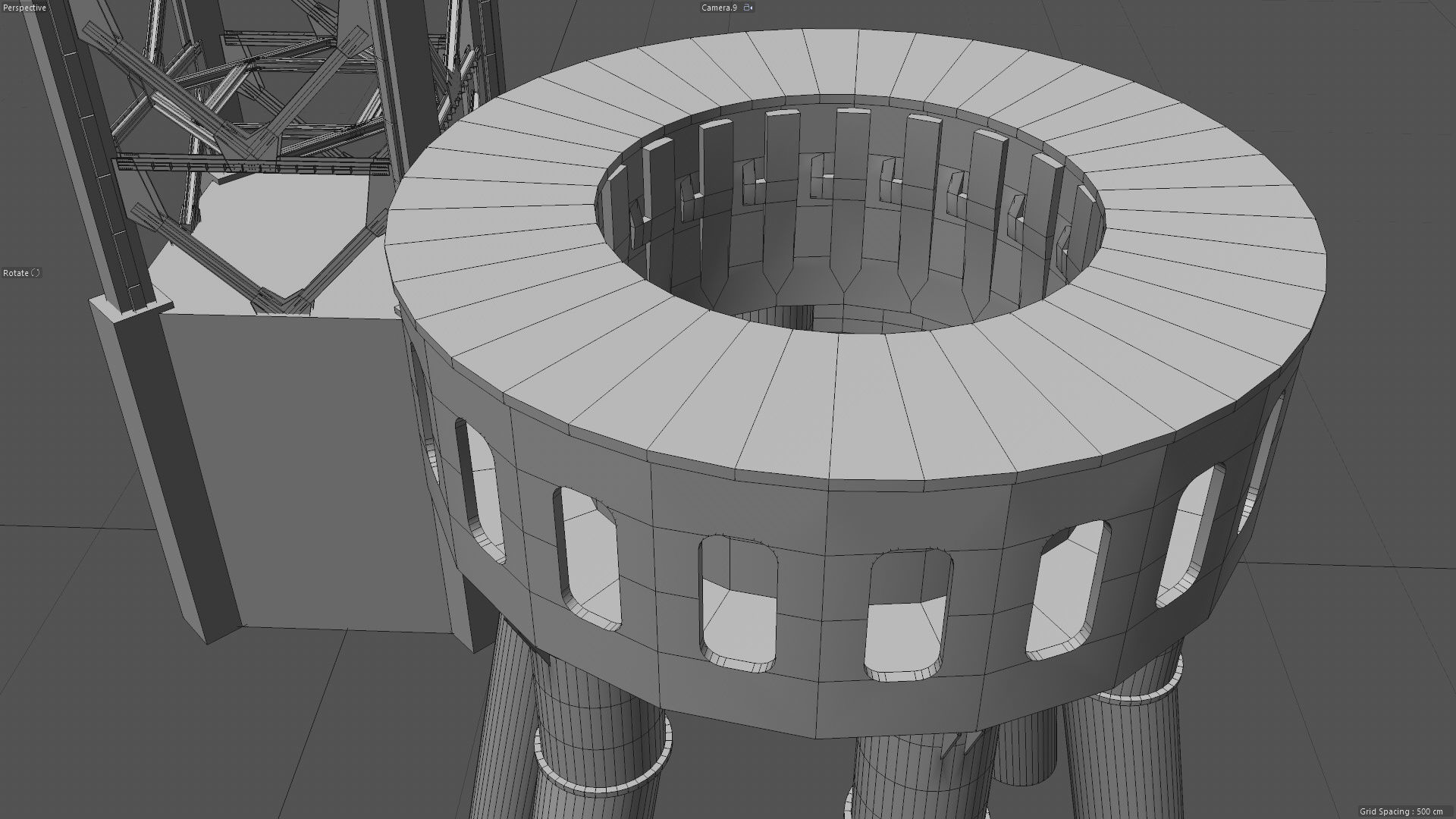 SpaceX Starbase Orbital Launch Tower -Mechazilla- 3D model | CGTrader
