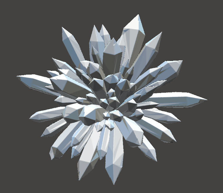 Fantasy Crystal Mineral Star 3D model 3D printable | CGTrader