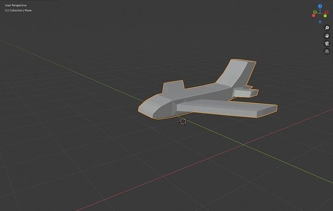 3D model LowPolyPlane airplane in program VR / AR / low-poly | CGTrader