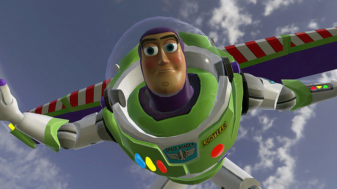 3D model BUZZ-004 Falling in place VR / AR / low-poly rigged animated ...