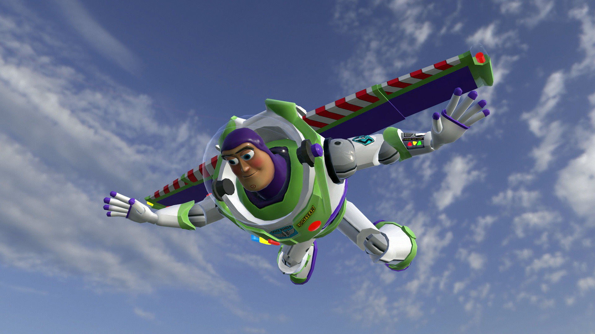 3D model BUZZ-004 Falling in place VR / AR / low-poly rigged animated ...