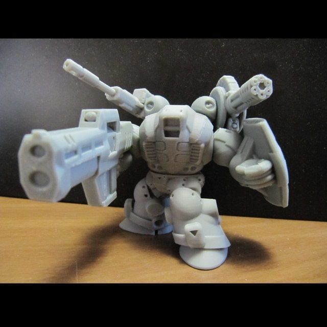 CHIBI-TECH SD - POSEIDON CORE 3D model 3D printable | CGTrader