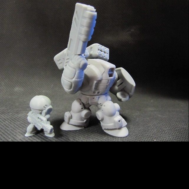 CHIBI-TECH SD - POSEIDON CORE 3D model 3D printable | CGTrader