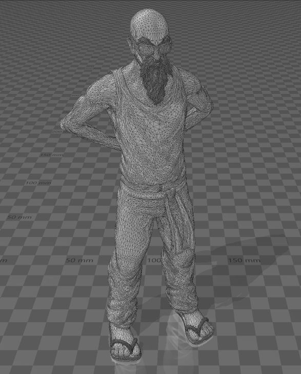 Master Roshi 3D model | CGTrader