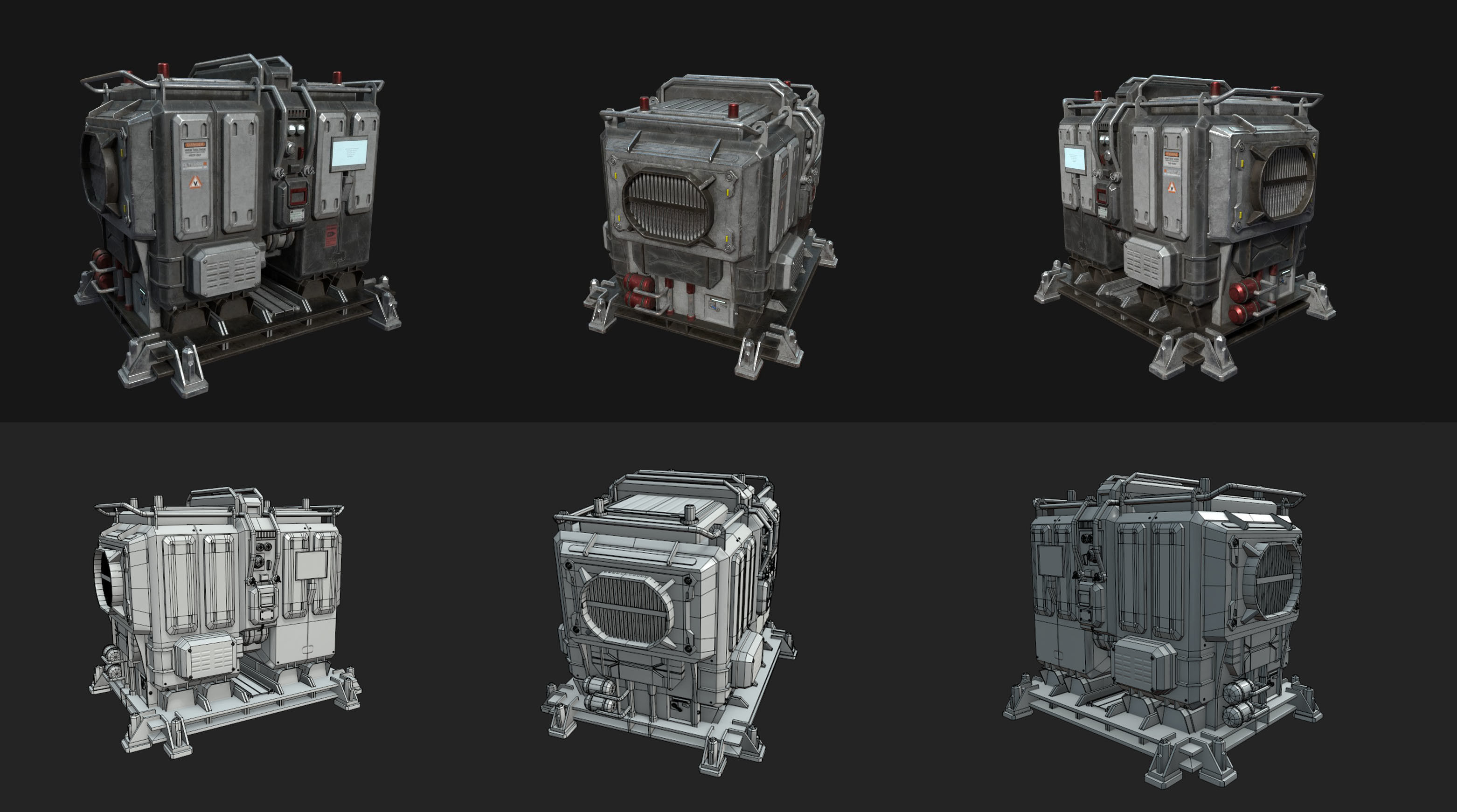 3D model SF box VR / AR / low-poly | CGTrader