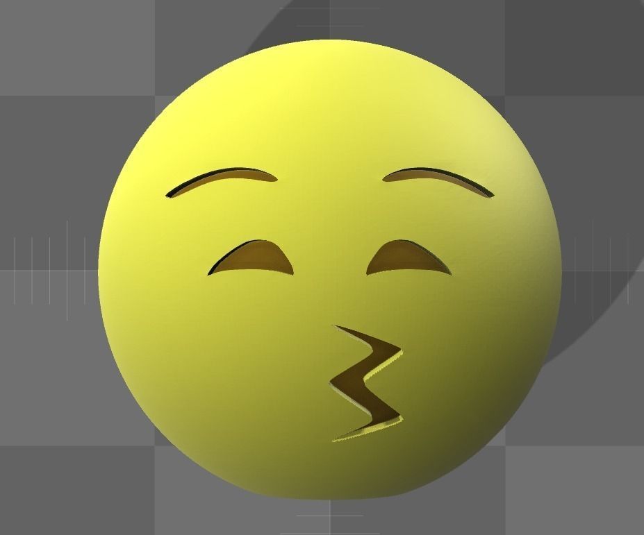 Emoji emoticion with face 3D model 3D printable | CGTrader