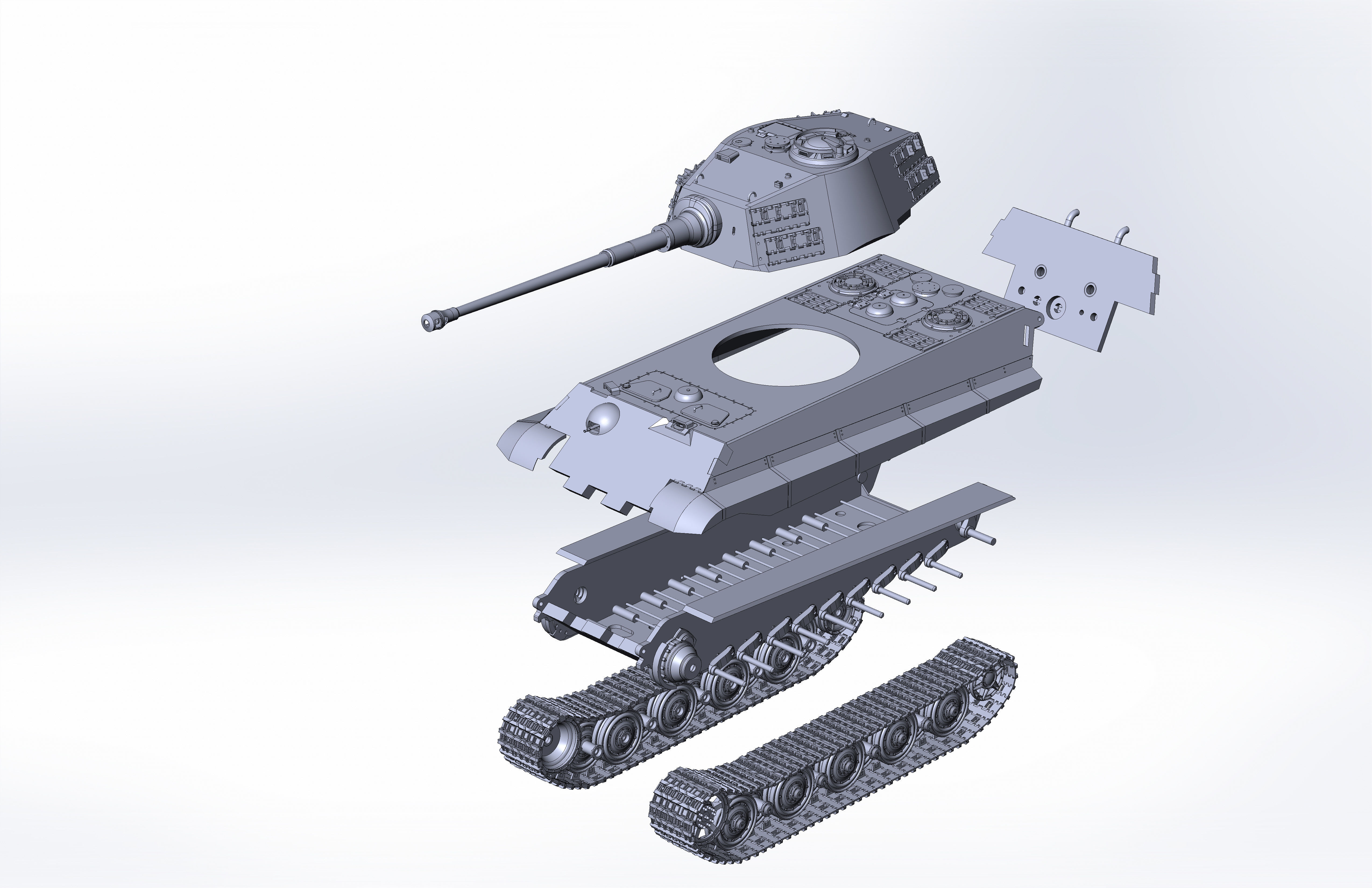 King Tiger 3D model | CGTrader