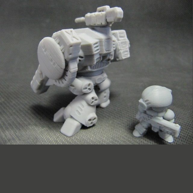 CHIBI-TECH SD - NEODYNE CHASSIS 3D model 3D printable | CGTrader