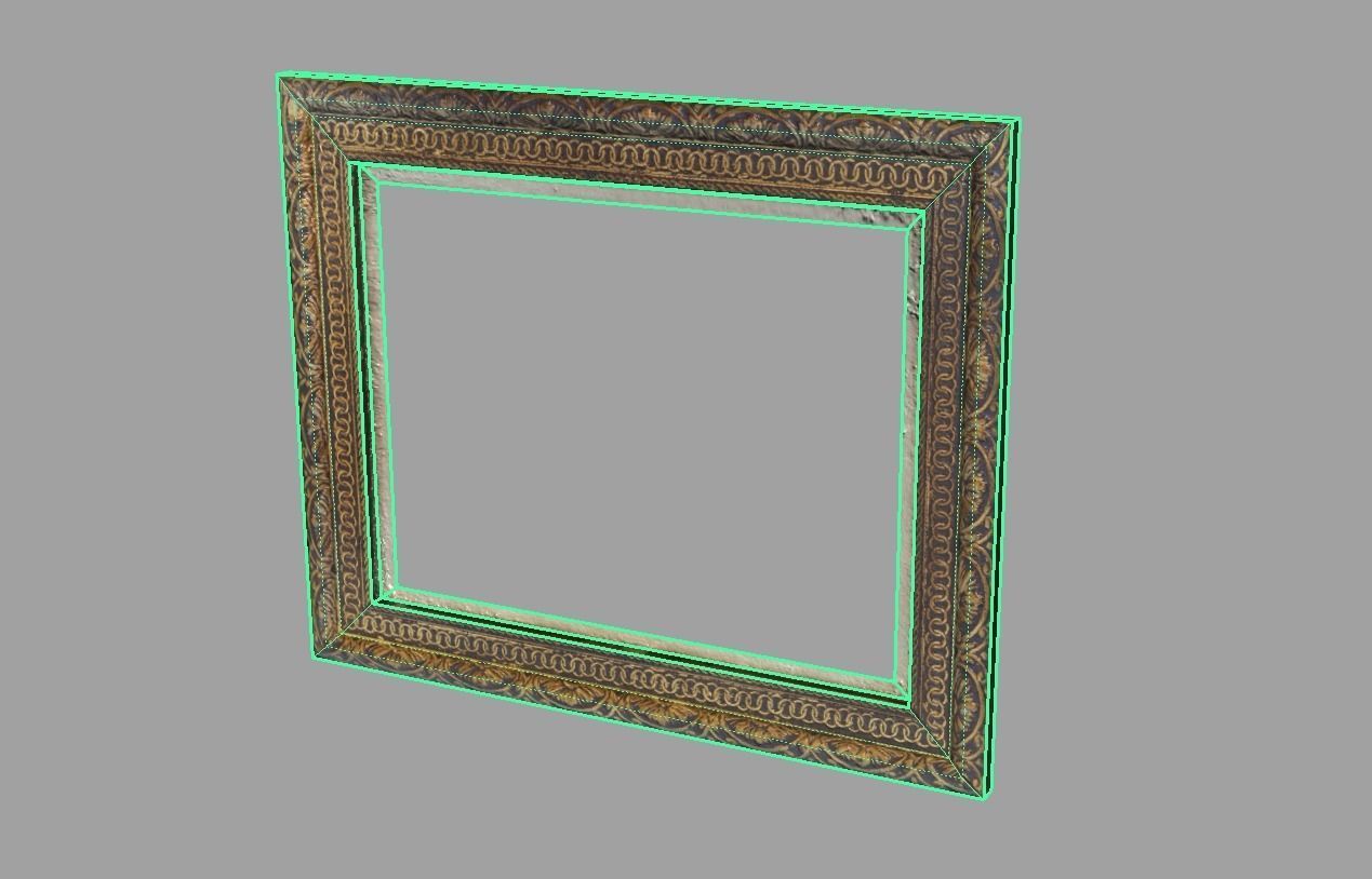 3D model Picture Frame Low Poly VR / AR / low-poly | CGTrader