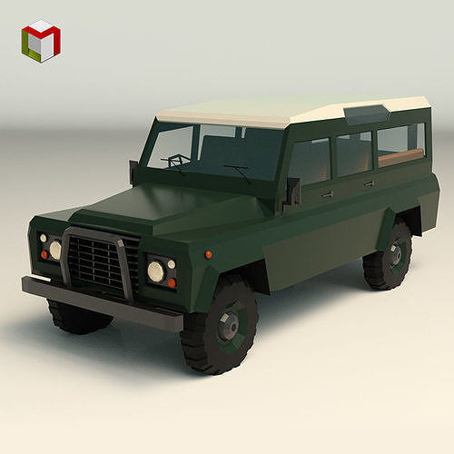 3D model Low Poly SUV 02 VR / AR / low-poly | CGTrader