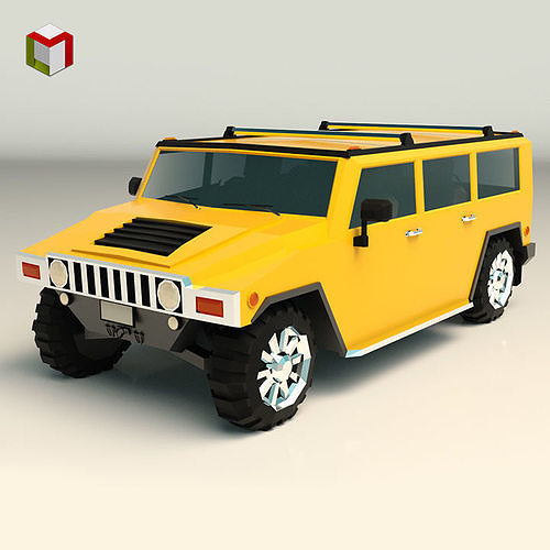 3D model Low Poly SUV 04 VR / AR / low-poly | CGTrader