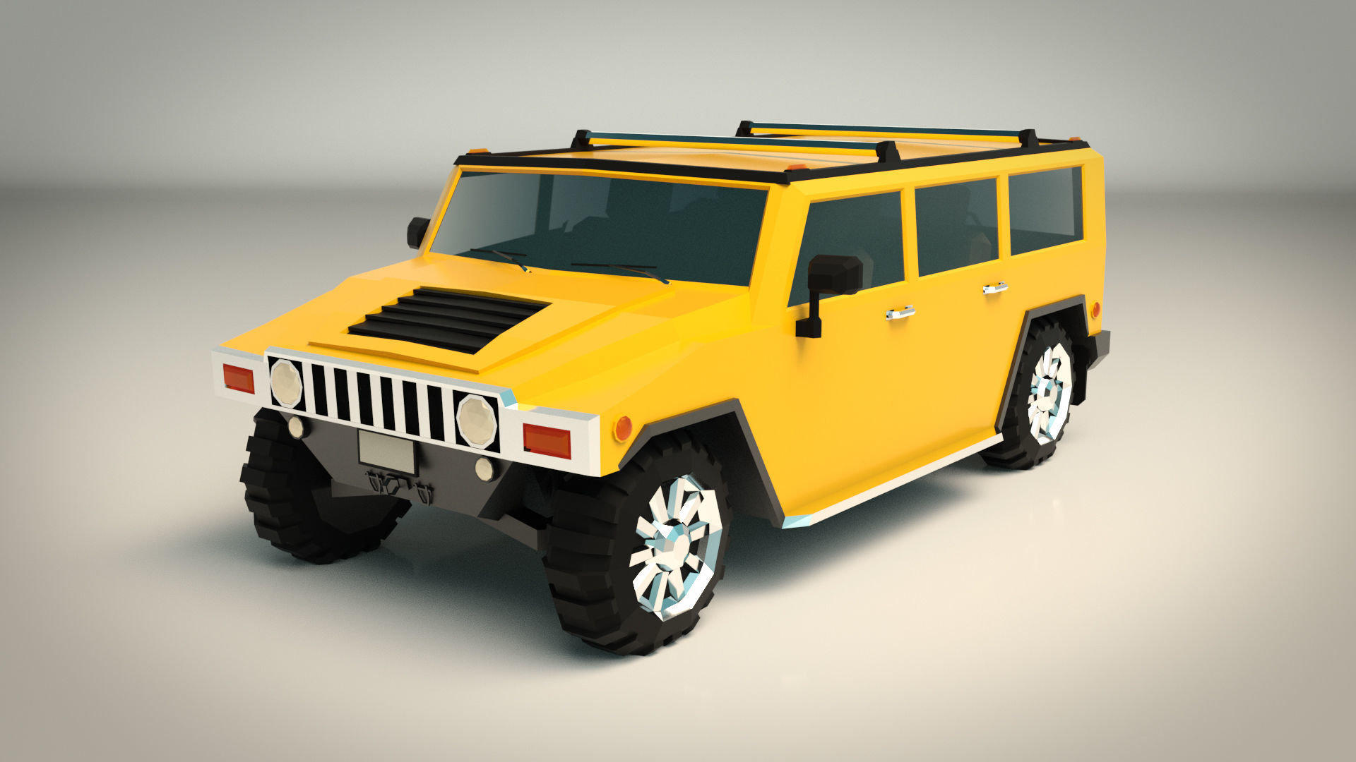3D model Low Poly SUV 04 VR / AR / low-poly | CGTrader