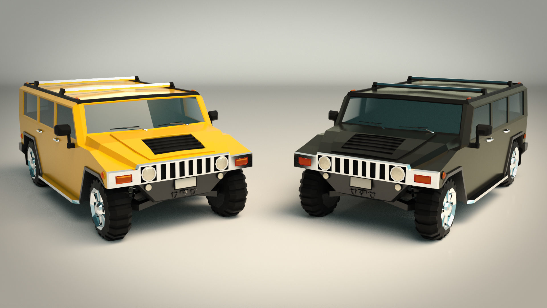 3D model Low Poly SUV 04 VR / AR / low-poly | CGTrader