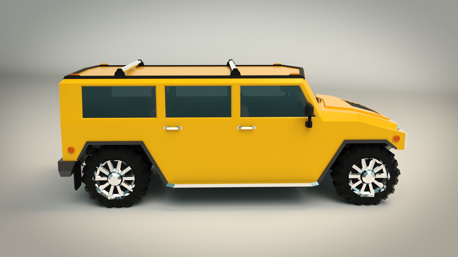 3D model Low Poly SUV 04 VR / AR / low-poly | CGTrader