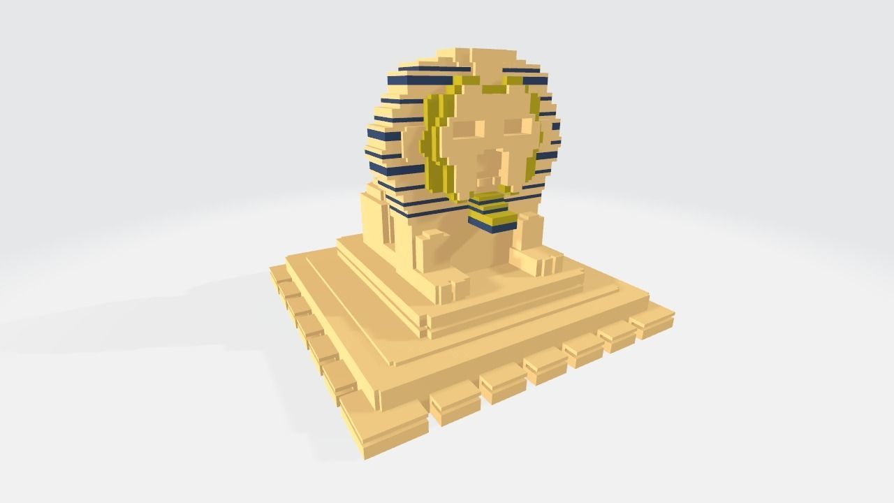 3D model Voxel Desert VR / AR / low-poly | CGTrader