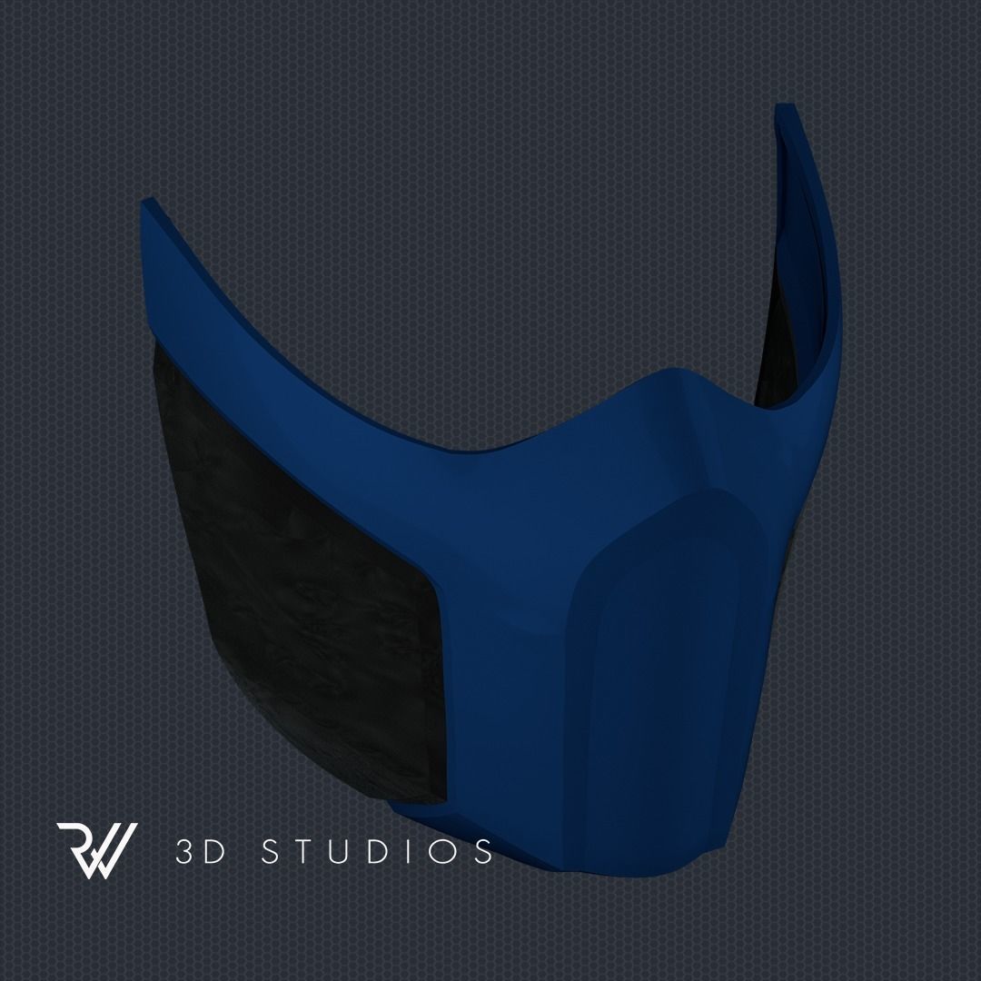 MK11 Sub-Zero Mask V3 - STL File 3D model 3D printable | CGTrader