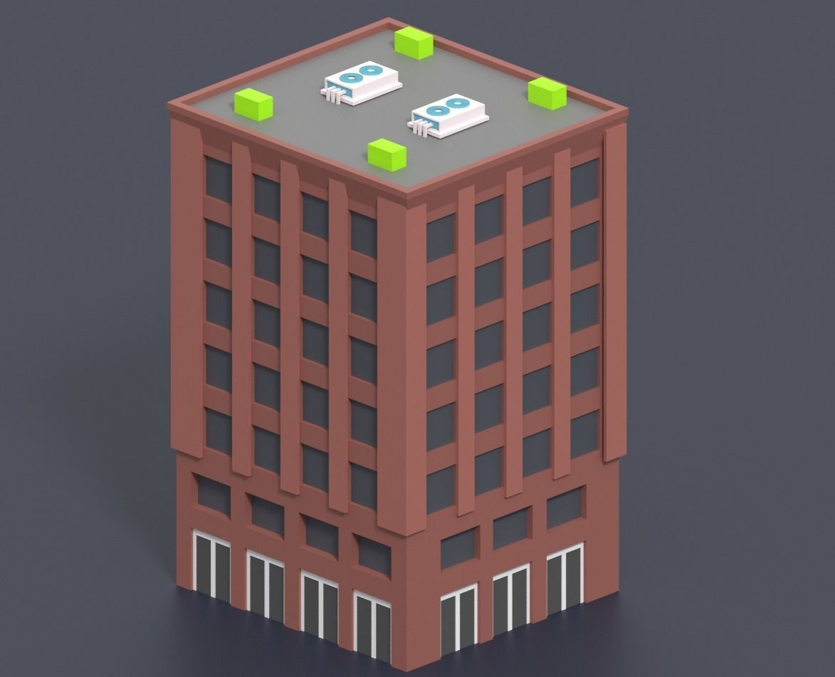 3D model Low Poly City Pack VR / AR / low-poly | CGTrader