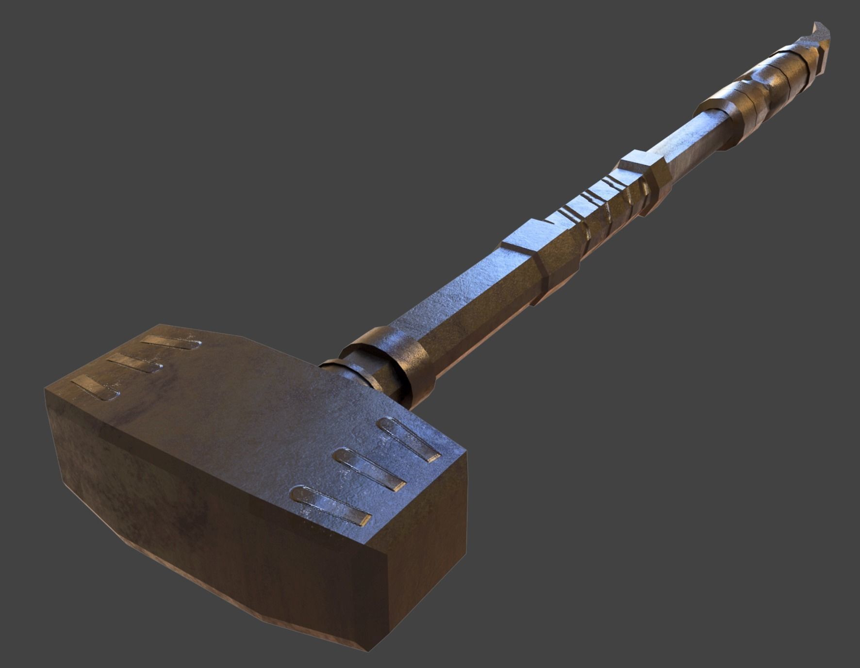 3D model Swat hammer VR / AR / low-poly | CGTrader