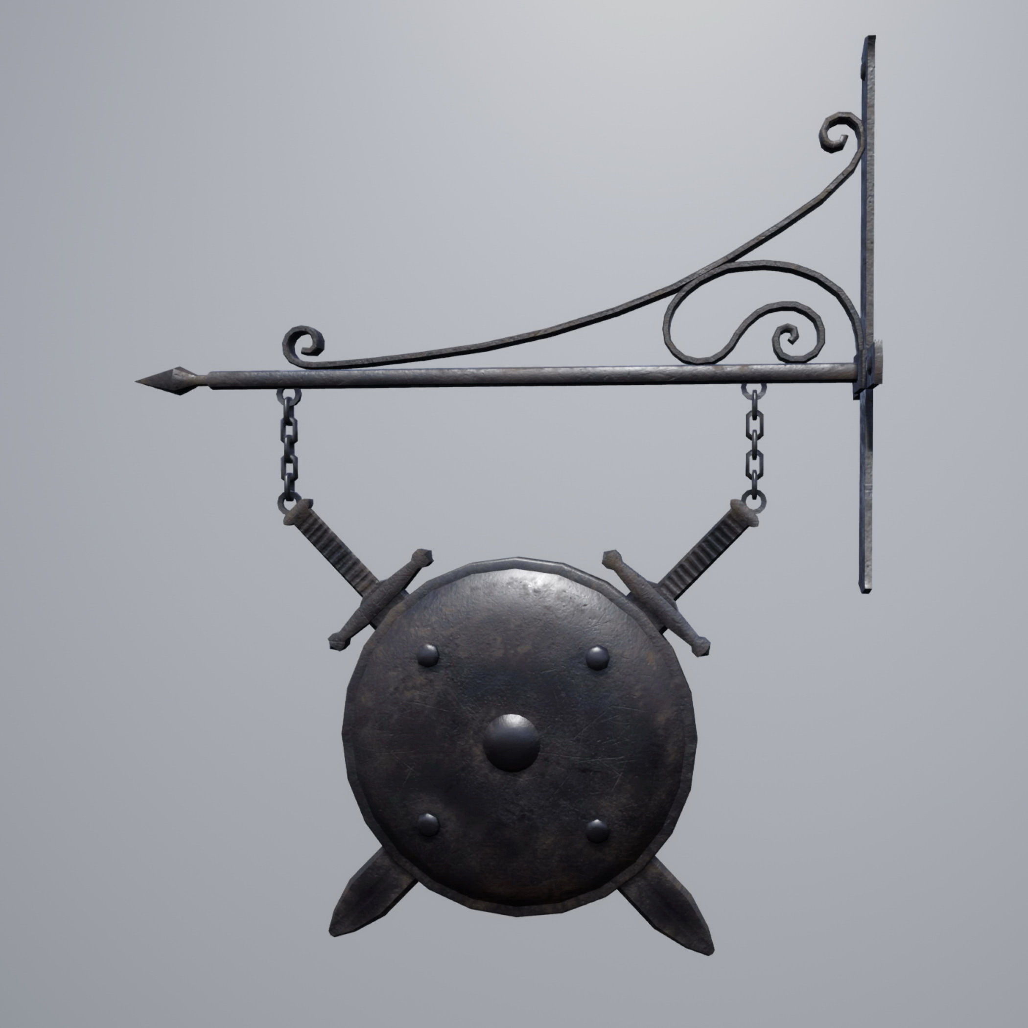 3D model Armorer Sign VR / AR / low-poly | CGTrader