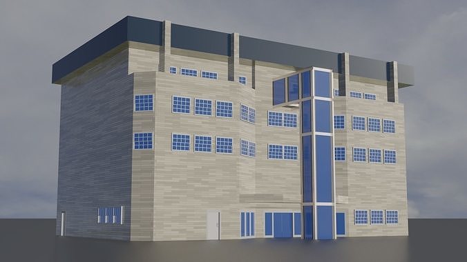 3D model Company office building VR / AR / low-poly | CGTrader