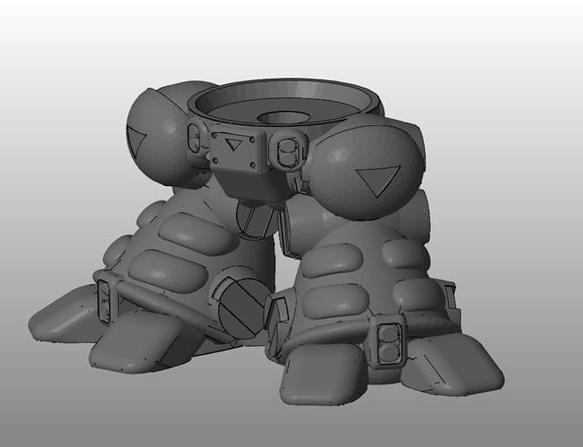 CHIBI-TECH SD - ARMADILLO CHASSIS 3D model 3D printable | CGTrader
