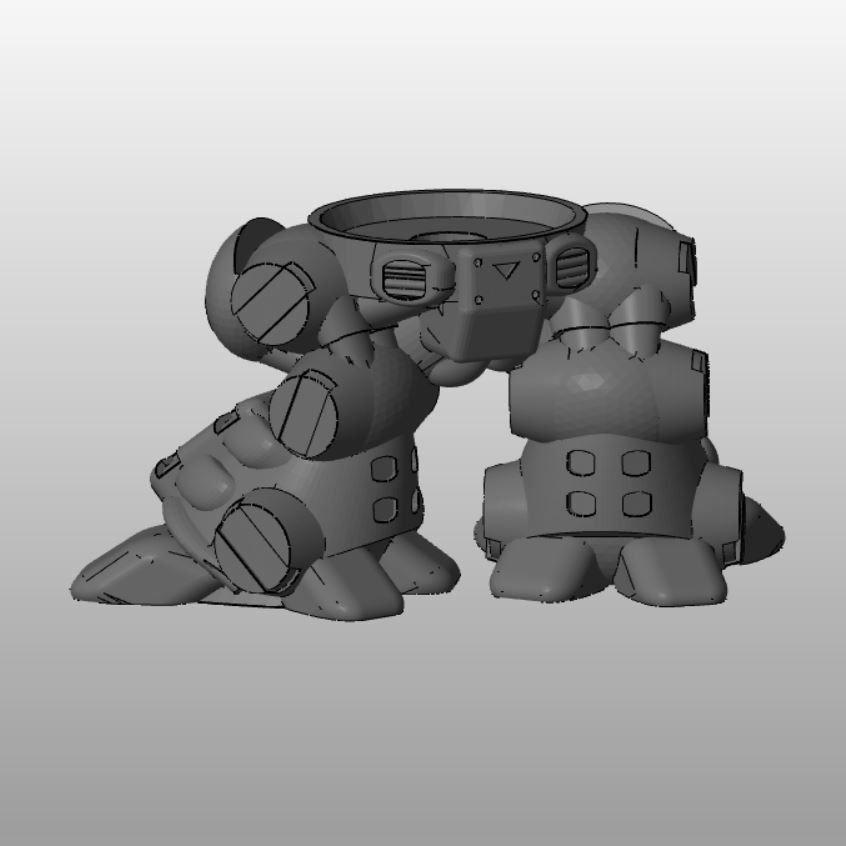 CHIBI-TECH SD - CORPORATION CHASSIS 3D model 3D printable | CGTrader