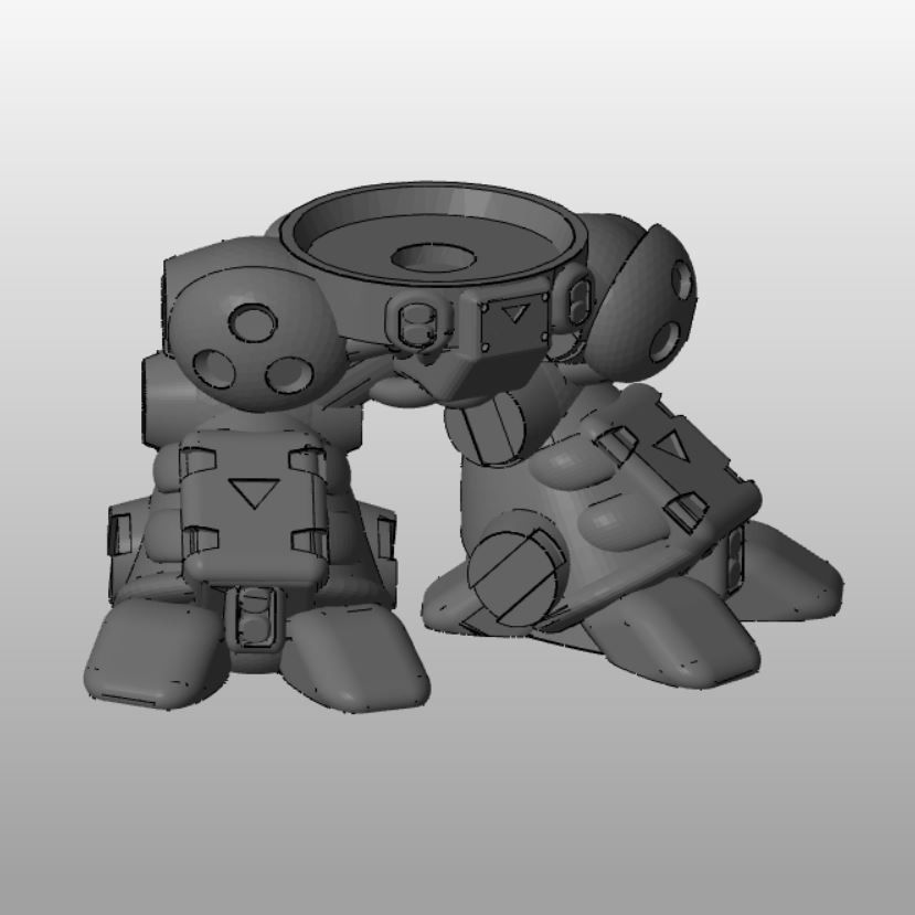 CHIBI-TECH SD - CORPORATION CHASSIS 3D model 3D printable | CGTrader