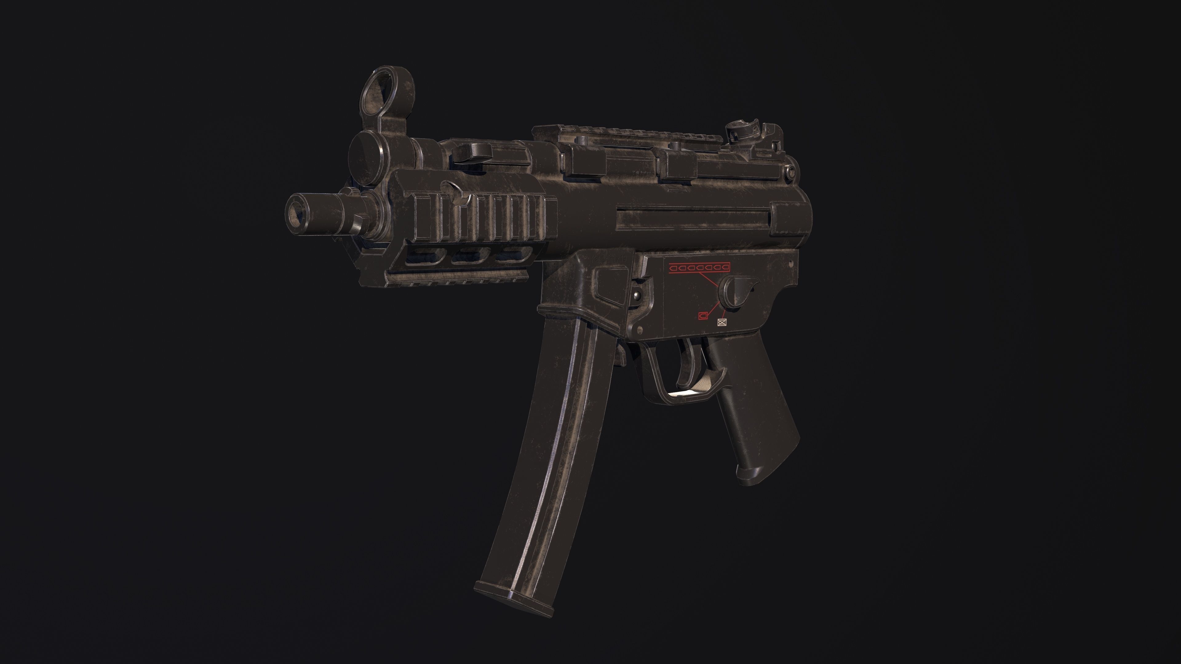 Collection SMG Gun Pack Bundle | CGTrader