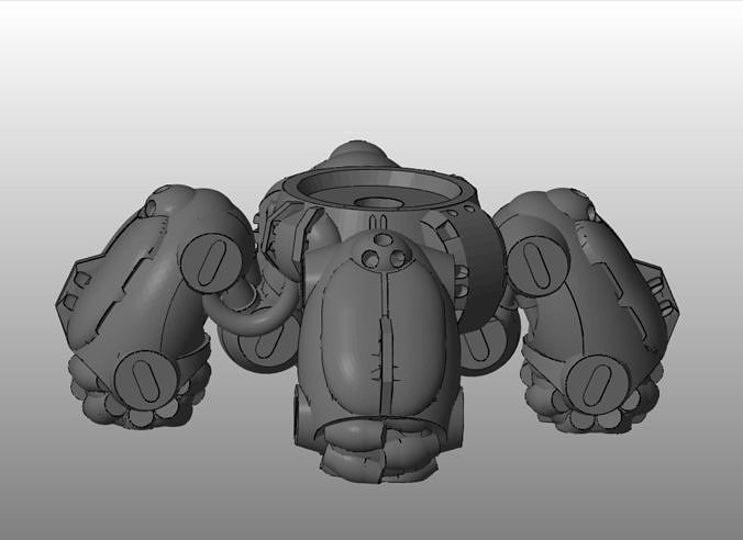 CHIBI-TECH SD - HAVOC CHASSIS 3D model 3D printable | CGTrader