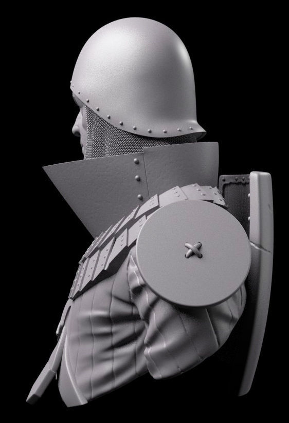 Medieval Bust free 3D model 3D printable | CGTrader