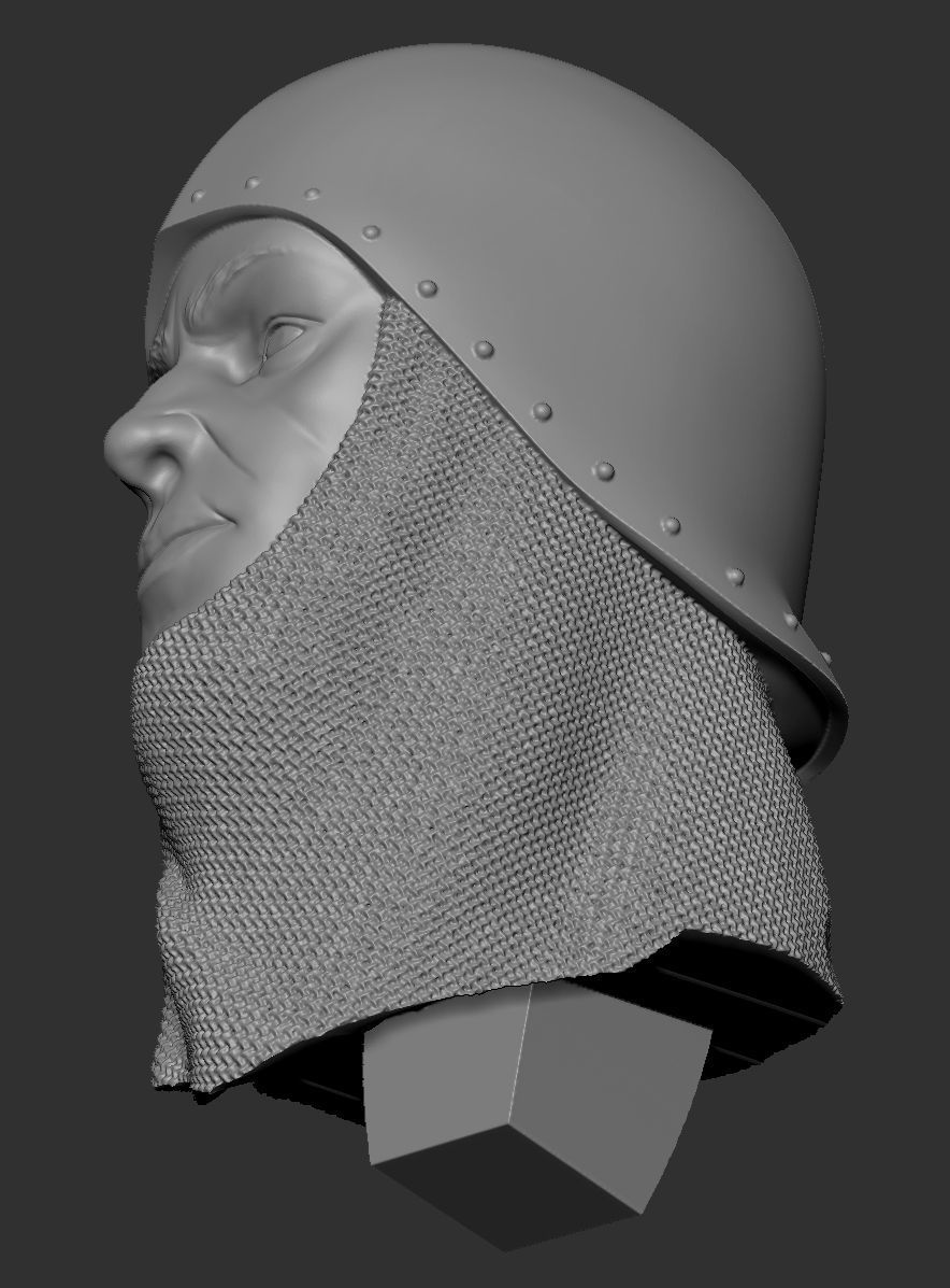 Medieval Bust free 3D model 3D printable | CGTrader