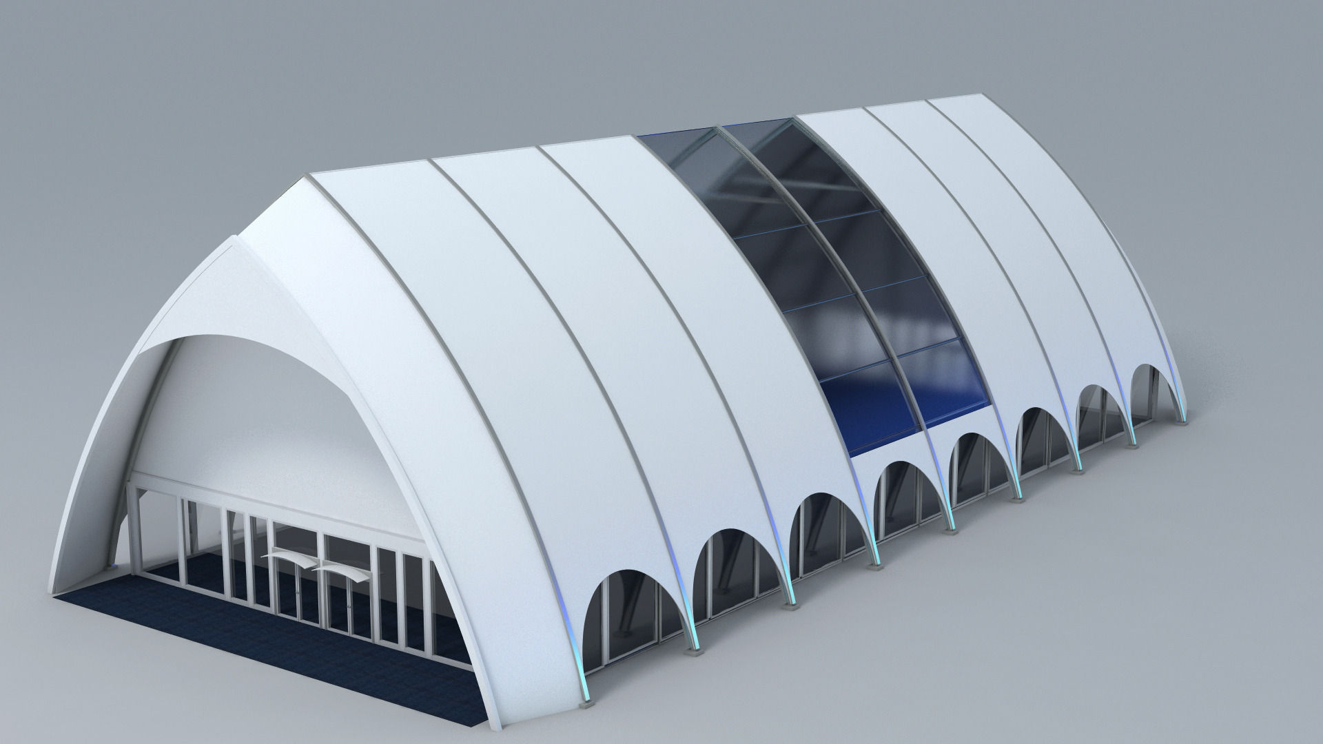 event tent 3 3D Model OBJ FBX MTL | CGTrader.com
