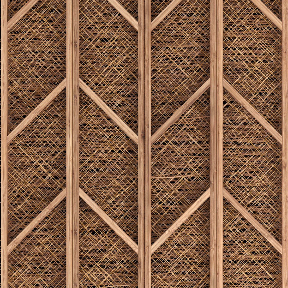 Ceiling diagonal wood thin branch beam n5 3D model | CGTrader