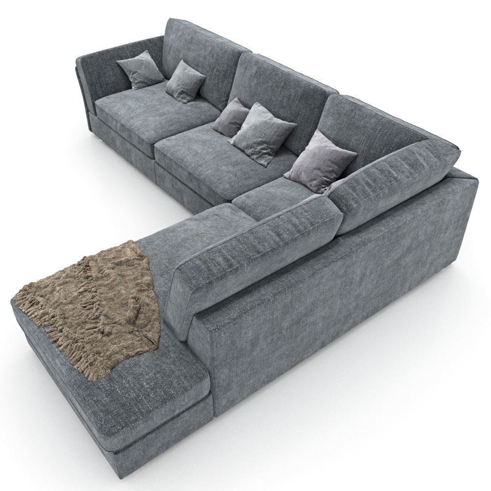 44 Sofa natuzzi Lilium 4 3D model | CGTrader